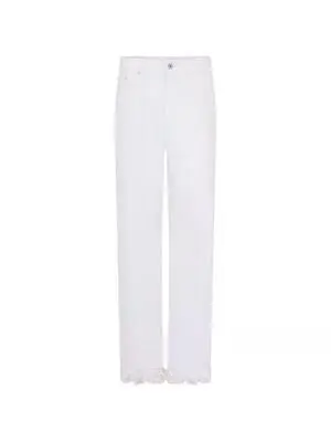 Rabanne Baggy Jeans With Fringe Detail