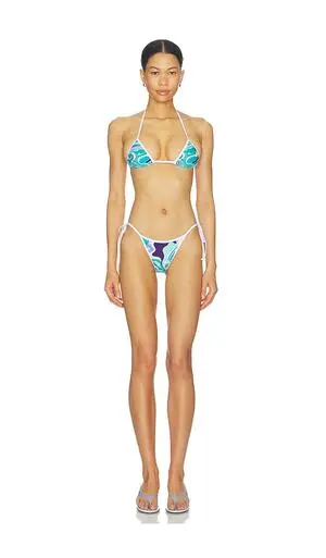 Superdown Shakya Bikini Bottom In Blue