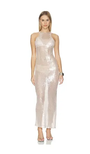 Superdown Amabel Maxi Dress - Beige