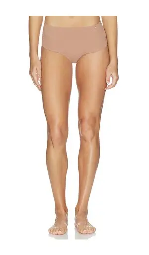 Spanx Supersmooth Undie-tectable Brief In Brown - Cinnamon