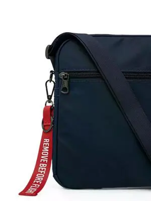 AERONAUTICA MILITARE Frecce Tricolori Patch Messenger Bag - Blue