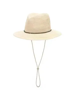 Undercover Bead-embellished Wide-brim Hat