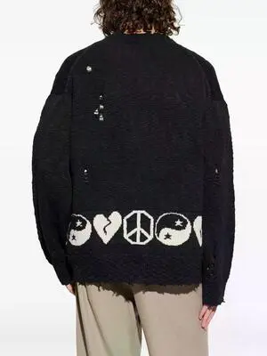 ALLSAINTS Tabua Distressed Cardigan