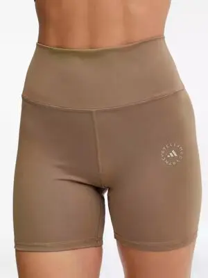 Adidas By Stella McCartney High-waisted Mini Shorts