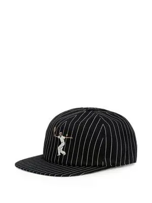 Lacoste Embroidered Motif Pinstripe Cap