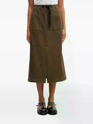 Gramicci Belted A-line Midi Skirt - Brown