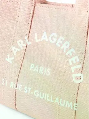Karl Lagerfeld Logo-print Mini Tote Bag
