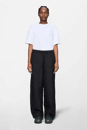 Rains Banja Liner Wide Leg Quilted Pants
