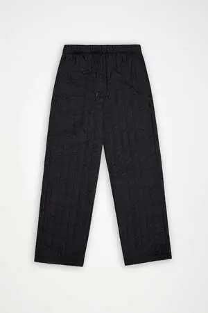 Rains Banja Liner Wide Leg Quilted Pants