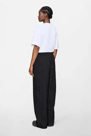 Rains Banja Liner Wide Leg Quilted Pants