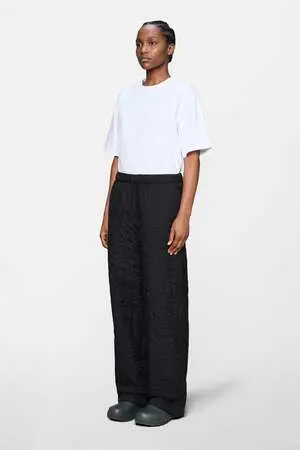 Rains Banja Liner Wide Leg Quilted Pants