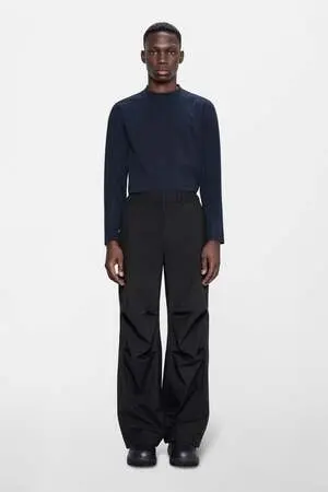 Rains Suva Hardshell Wide Leg Pants - Black
