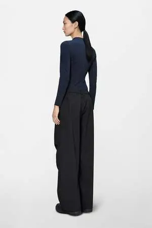 Rains Suva Hardshell Wide Leg Pants - Black