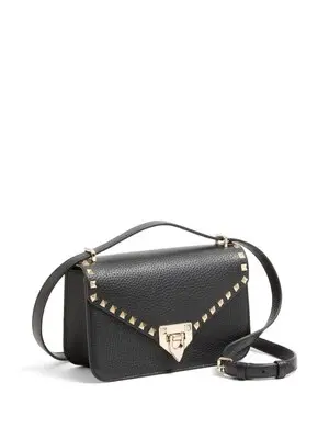 Valentino Garavani Rockstud Suede Leather Shoulder Bag