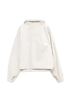 Loewe Cotton And Silk Blouson Jacket - White