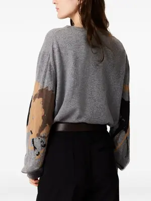 Stella McCartney Racing Horses Wool Jumper
