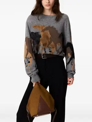 Stella McCartney Racing Horses Wool Jumper