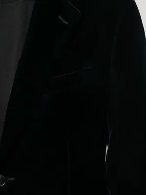 Giorgio Armani Velvet Single-breasted Blazer Jacket