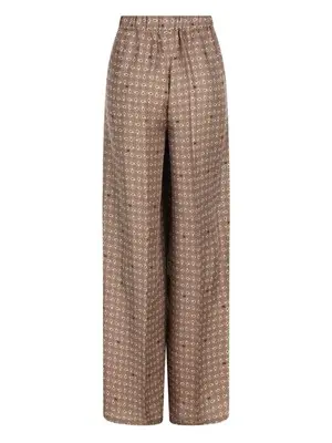 Max Mara Silk Trousers