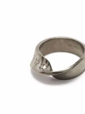 MAISON MARGIELA Logo Twisted Number Ring