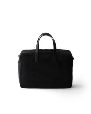 Prada Re-nylon And Saffiano Leather Work Bag