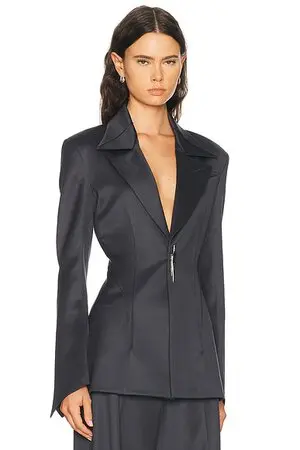 GRACE LING Knife Sheath Tailored Blazer