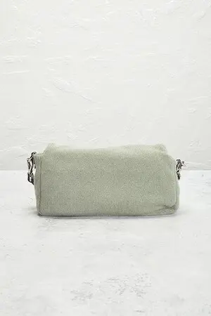 Fendi Cashmere Baguette Shoulder Bag