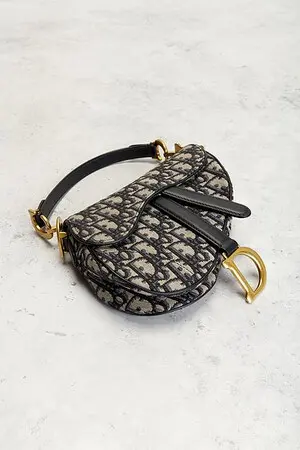 Dior Oblique Mini Saddle Bag
