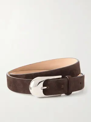 Khaite Dome Suede Belt