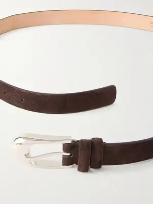 Khaite Dome Suede Belt