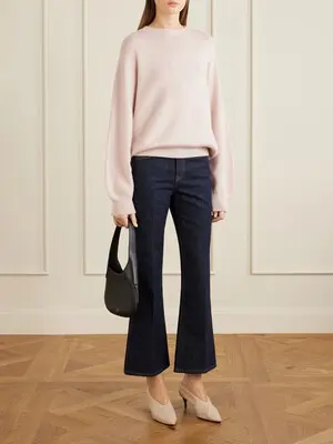 Khaite Margaux Cashmere Oversized Sweater - Pink