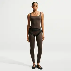 Nike Skims Matte High-waisted Corset 26" Leggings - Brown