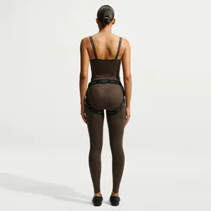 Nike Skims Matte High-waisted Corset 26" Leggings - Brown