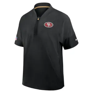 Nike San Francisco 49ers Nfl Coach Short-sleeve Jacket - Black