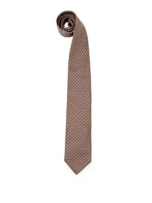 Brunello Cucinelli Striped Silk Neck Tie - Multicolor