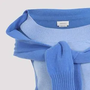 Alexander McQueen Layered Knit Top With Cut-out Detail