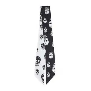 Alexander McQueen Skull Ribbon Scarf - Black