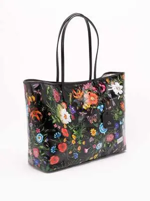 Gucci Floral Print Tote Bag