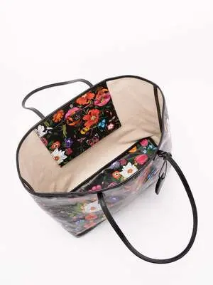 Gucci Floral Print Tote Bag
