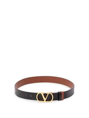 Valentino Garavani V Logo Signature` Reversible Belt - Multicolor