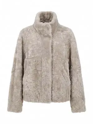 Brunello Cucinelli Lamb Fur Jacket - Multicolor