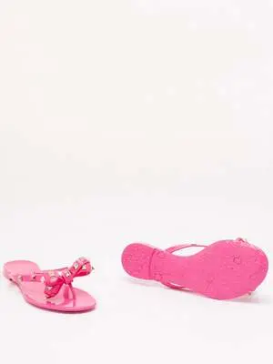 Valentino Garavani Pvc Rockstud Thong Sandals - Multicolor
