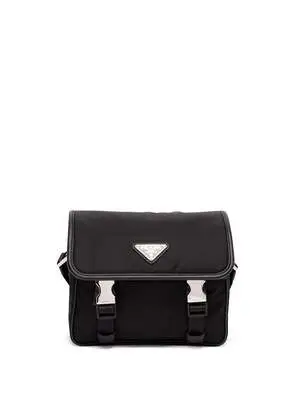 Prada Re-nylon And Saffiano Leather Shoulder Bag - Multicolor