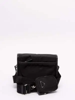 Prada Re-nylon And Saffiano Leather Shoulder Bag