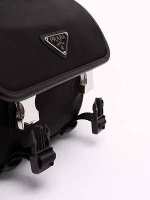 Prada Re-nylon And Saffiano Leather Shoulder Bag