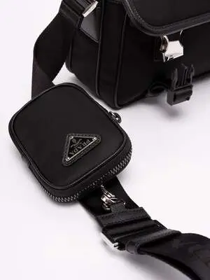 Prada Re-nylon And Saffiano Leather Shoulder Bag