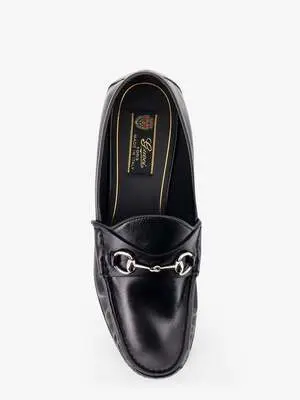 Gucci Lugano Leather Loafers - Black
