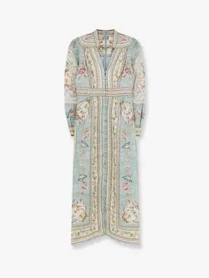 Zimmermann Roselight Linen Dress - Multicolor
