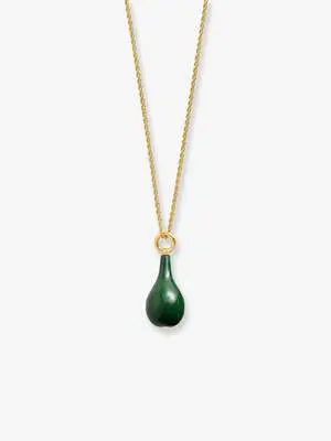 TOTEME Medium Jade Drop Necklace - Multicolor