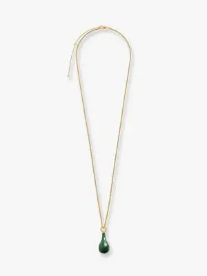 TOTEME Medium Jade Drop Necklace - Multicolor